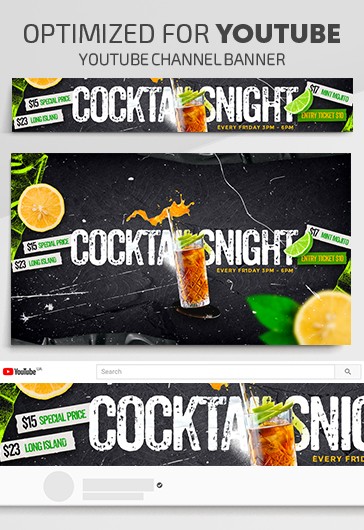 1000+ Original YouTube Channel Banner Templates PSD for Free
