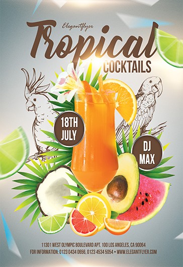 1000+ Free Tropical Flyer Templates (PSD) - by Elegantflyer