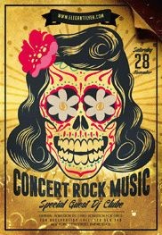 1000+ Free Rock Flyer Templates (PSD) - by Elegantflyer