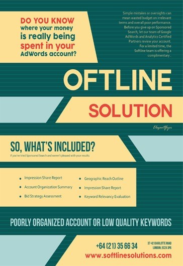 Blue Professional Corporate Goals Flyer Free Flyer Template PSD | by ...