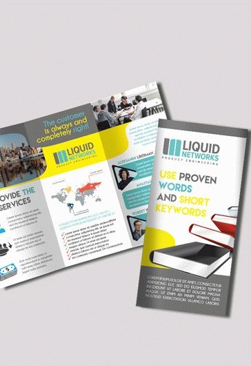 Modèle de brochure d'entreprise triptyque gratuit - 10018248 | by ...