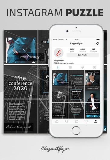 1000+ Fabulous Instagram Grid PSD Templates Available for Free