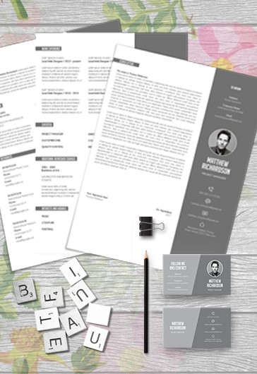 Free Hairdresser CV and Cover Letter PSD Template - 10020675 | by ...