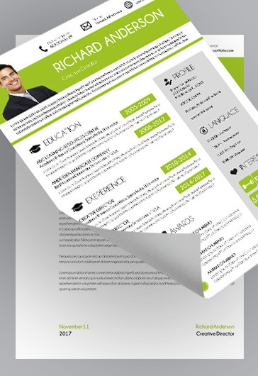 Executive PSD Resume Template + CV and Cover Letter - 10018767 | by ...