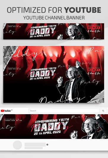 1000+ Original YouTube Channel Banner Templates PSD for Free