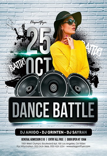 Free Dance Flyers | elegantflyer.com