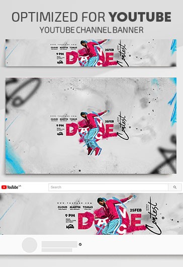 1000+ Templates originais de Banner para Canais do YouTube PSD gratuitos.