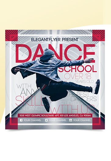 Dance - Free Instagram Banner - 10020356 | by ElegantFlyer