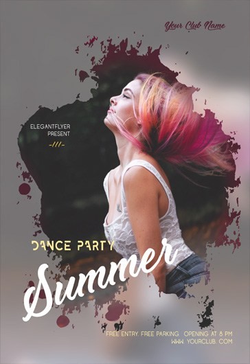 Flyers de Dança Grátis | elegantflyer.com