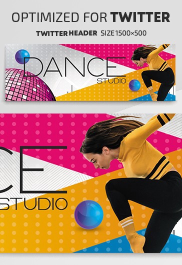 Yellow Creative Dance Studio Free Social Media Template PSD | by ...