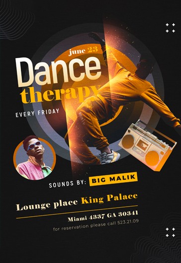 Kostenlose Tanzflyer | elegantflyer.com