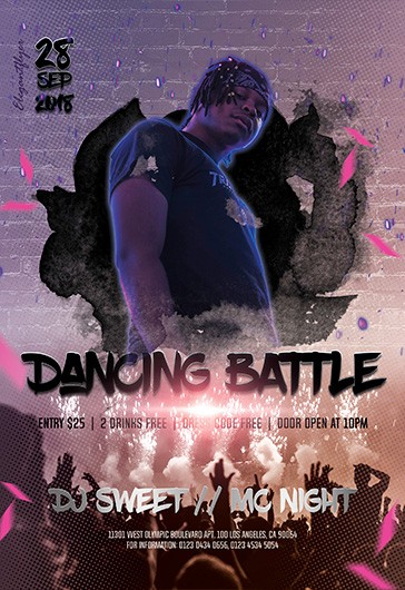 Free Dance Flyers | elegantflyer.com