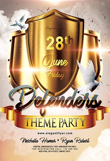 Defenders - Flyer PSD Template - 10019239 | by ElegantFlyer