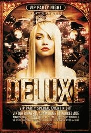 Red Artistic Deluxe Party Free Flyer Template PSD | by Elegantflyer