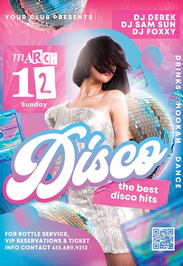 Free Disco Flyers | elegantflyer.com