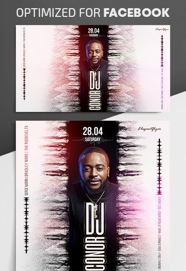 DJ - Free Facebook Cover Template in PSD + Post + Event cover ...
