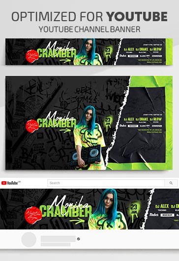 1000+ Original YouTube Channel Banner Templates PSD for Free