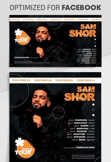 Black Creative Dj Lineup Premium Social Media Template PSD | by ...