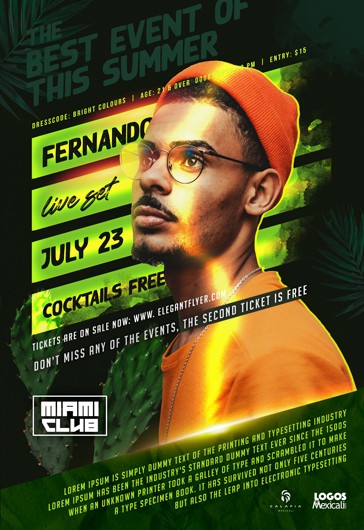 1000+ DJ Poster PSD Templates Available for Free