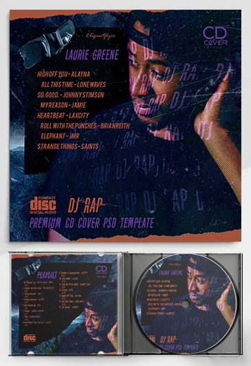 DJ Rap - Kostenlose CD-Cover PSD Vorlage - 10028264 | by ElegantFlyer