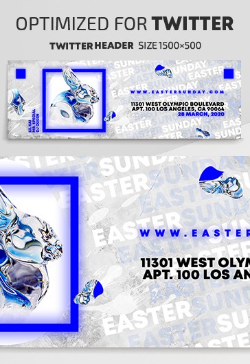 Easter Sunday - Free Twitter Header PSD Template - 10026131 | by ...