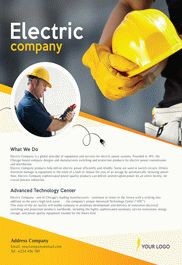 White Creative Manufacturing Products Free Flyer Template PSD | by ...