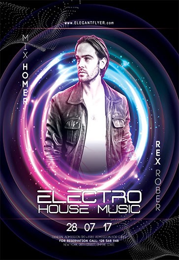 1000+ Modelos de folhetos de música gratuitos (PSD) - por Elegantflyer