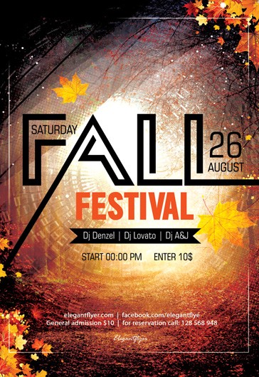 Free Fall Flyers | elegantflyer.com