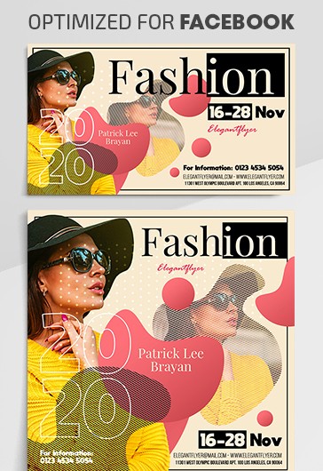 Pastel Creative Fashion 2020 Facebook Premium Social Media Template PSD