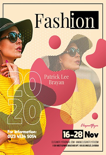 Free Fashion Show Flyers | elegantflyer.com