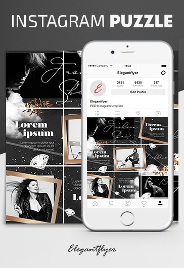 1000+ Fabulous Instagram Grid PSD Templates Available for Free