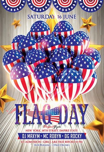 National Flag Day Template - 10018092 | by ElegantFlyer