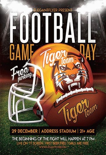 Free Football Flyers | elegantflyer.com