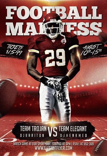 Free Football Flyers | elegantflyer.com