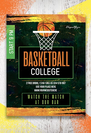 Free Basketball Flyers | elegantflyer.com