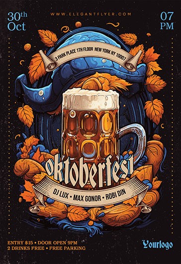 Free Party Flyer for October Night - 10016477 | by ElegantFlyer