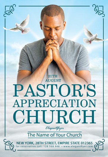 Free Pastor Flyers | elegantflyer.com