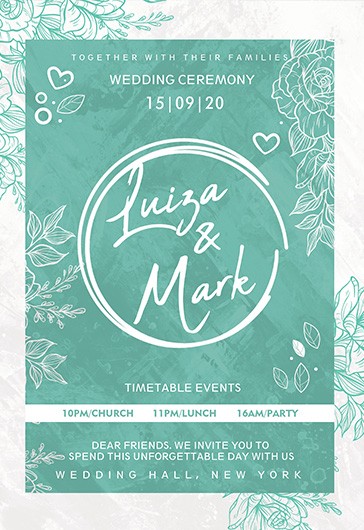 1000+ Wedding Invitation PSD Templates Available for Free