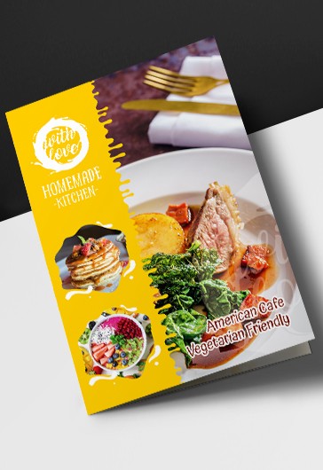 Plantillas gratuitas de menú de restaurant en PSD - por ElegantFlyer