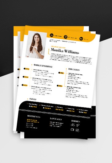 1000+ Modèles de CV gratuits en PSD par des designers professionnels