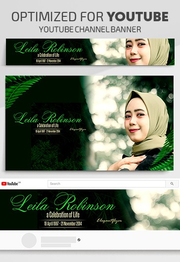 Funeral - Free Youtube Channel banner PSD Template - 10028650 | by ...