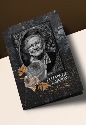 Funeral Program – Free Bi-Fold Brochure PSD Template - 10031736 | by ...