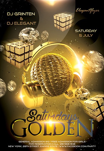 Free Gold Flyers | elegantflyer.com