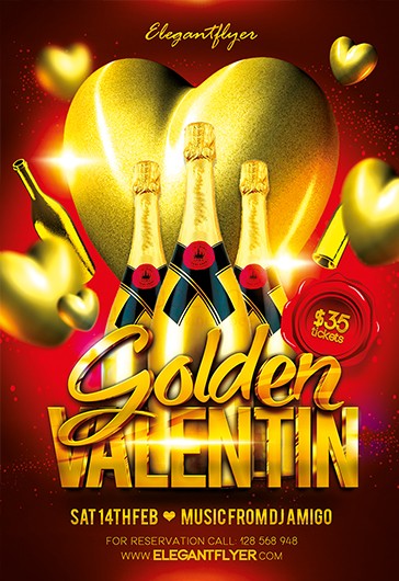 Free Gold Flyers | elegantflyer.com