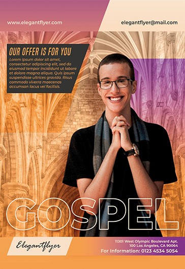Free Gospel Flyers | elegantflyer.com
