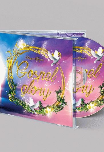 Blue Abstract Gospel Glory Free CD Album Cover Template PSD | by ...