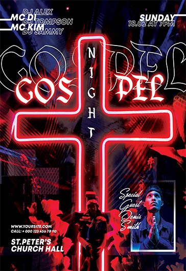 Free Gospel Flyers | elegantflyer.com