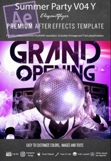 Grand Opening After Effects Template - 10033028 | by ElegantFlyer