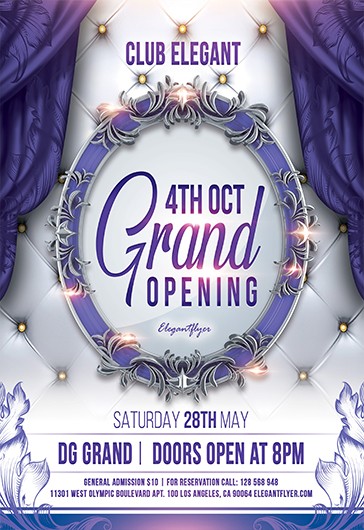 1000+ Free Grand Opening Flyer Templates (PSD) - by Elegantflyer