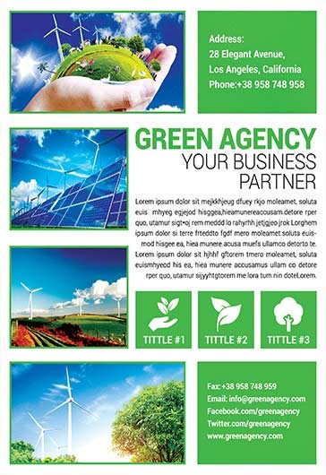 1000+ Free Green Flyer Templates (PSD) - by Elegantflyer